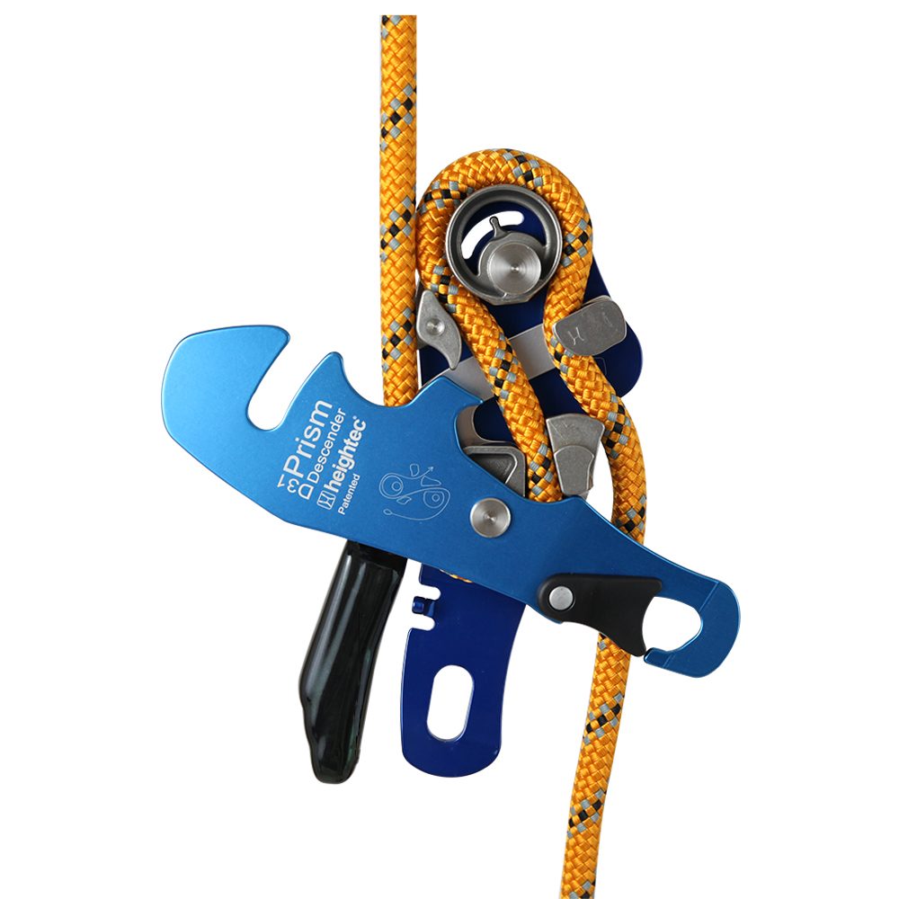 Rope access descender | PRISM device | UK Manufacturer